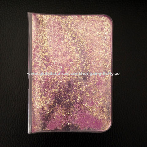Buy Wholesale China Pvc Book Cover With Glitter And Liquid Inside & Pvc ...