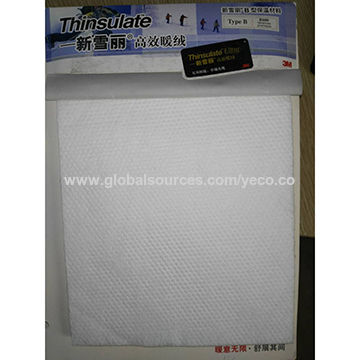 China 3m Thinsulate Insulation Type B600 Thermal Fabric on Global ...