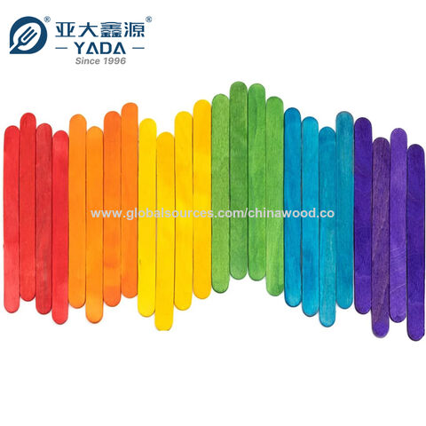 Art Wood Jumbo Color Craft Sticks Fda, Lfgb Approved, Craft Sticks ...