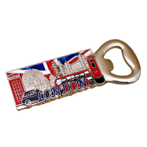 Customized Bottle Opener with London City Landscape, Painted with ...