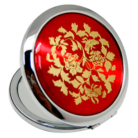 Buy Wholesale China Compact Mirror With Custom Logo And Studded With ...