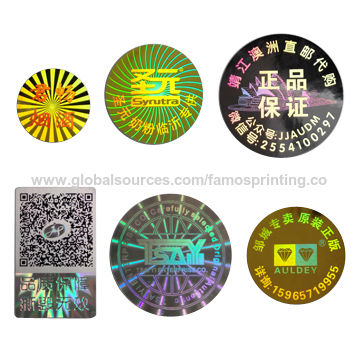 Buy Wholesale China Hologram Sticker With Different Design & Hologram ...