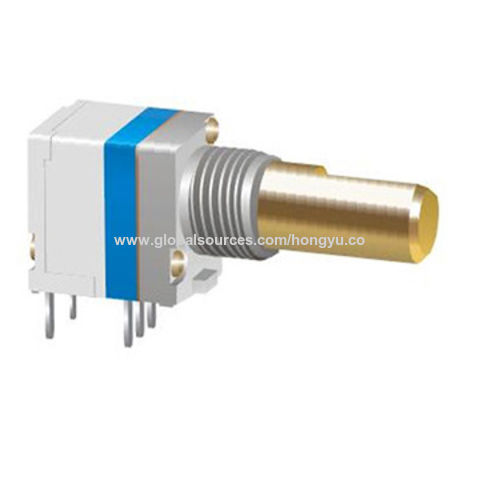 Buy Wholesale China 8mm B5k Center Detent Metal Shaft Volume Control ...