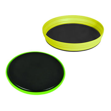 Hong Kong SAR Round-shaped Collapsible Plate with Food Grade Silicone ...