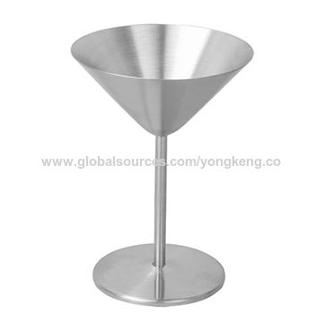 Buy Wholesale China Stainless Steel Cocktail Cup & Stainless Steel ...