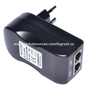 Buy Wholesale China Gigabit Poe Injector 24v 1a Wall Mount Type With ...