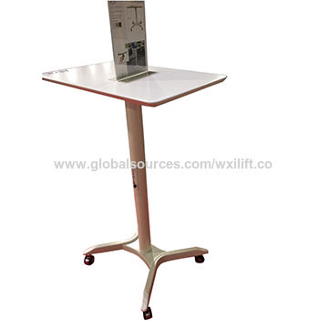 Buy Wholesale China Pneumatic Height Adjustable Ergonomic Lift Table ...
