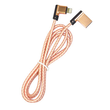 China 90-degree L shape USB cable for iPhone, new data charging USB ...