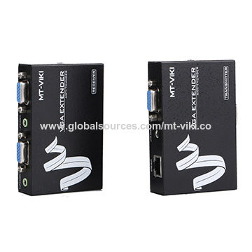 MT-VIKI 200m real time 1 road VGA extender with audio over cat5/5e/6 ...