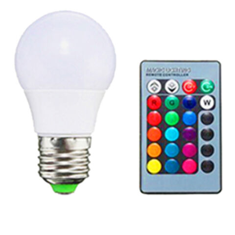 Hong Kong SAR LED Color Changing Light Bulb with Remote Controller. 4 ...