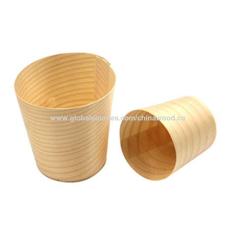 Buy Wholesale China 45mm Eco-friendly Disposable Wooden Pine Cups For ...