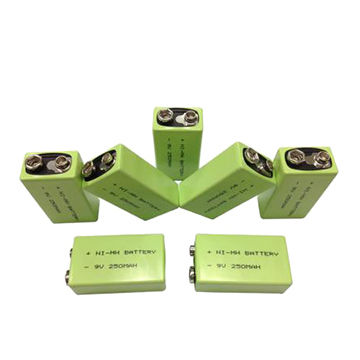 Buy China Wholesale Ni-mh Rechargeable 250mah/9v Battery & Ni-mh ...