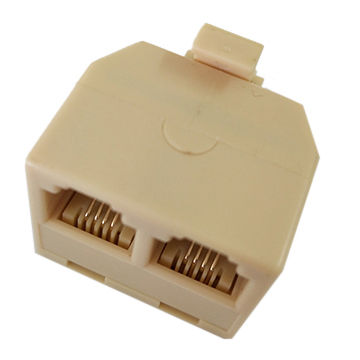 China Modular Surface Dual Jack, RJ11 Connector Adaptor,RJ11 Connector ...