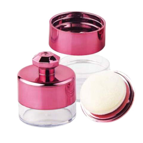 Buy Wholesale China 30ml Round Plastic Loose Powder Case & 30ml Round ...