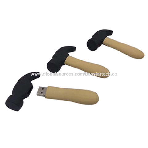 Buy Wholesale China Custom Hammer-shaped Usb Flash Drive, Hammer Usb ...