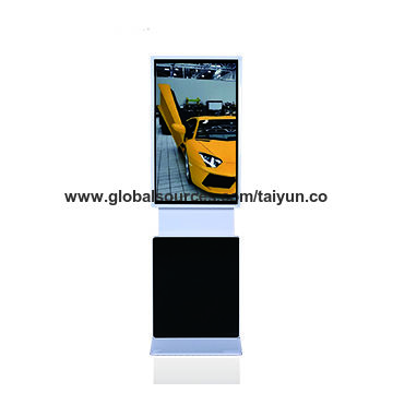 Buy Wholesale China Indoor 43-inch Free Standing Kiosk Rotating Screen ...