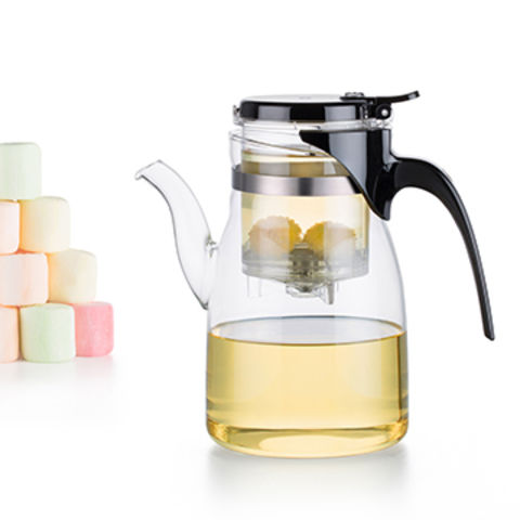 SAMADOYO 900ML Glass Tea Pots with Handle, Wholesale, Glass teapots ...
