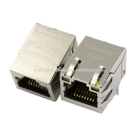 Buy Wholesale China Dip Type 10/100base-t Integrated Poe Rj45 Modular ...