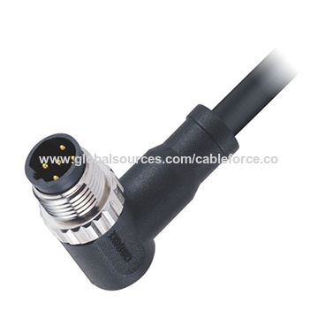 Buy Wholesale China 1m/non-shielded Right Angle Male 5-pin M12 Cable ...