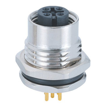 Buy Wholesale China Devicenet Bulkhead M12 5pin A Coding Female Pcb ...