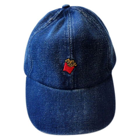 China Baseball cap with embroidery, denim on Global Sources,Sports Cap ...