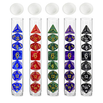 Buy Wholesale China Custom Polyhedral Dice 7pcs Dice Set For Game ...