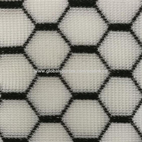 Buy Wholesale China Hexagonal Mesh Fabric, Polyester Air Mesh For ...