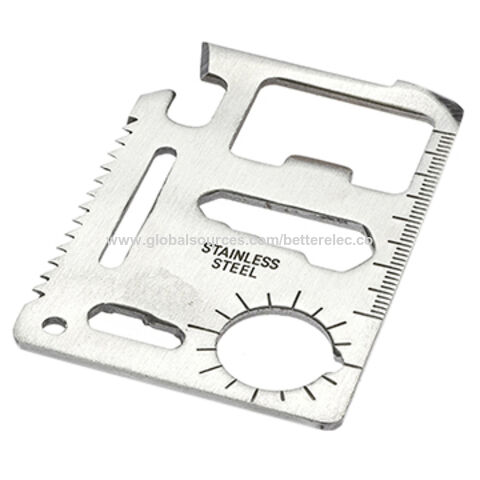 Buy Wholesale China Function Stainless Steel Survival Pocket Tool, Card ...