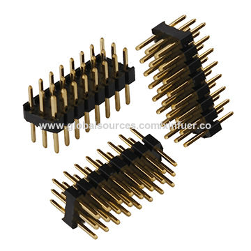Buy Wholesale China 2mm Pin Header, Triple Row, Straight, Through Hole ...