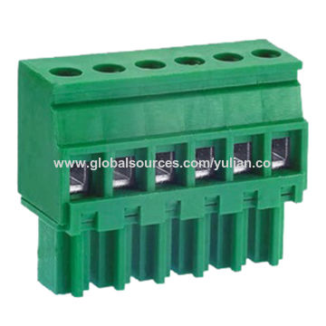 Pcb Terminal Block Mc520-381 Pluggable Pcb Connector Plug Deca 3.81mm ...