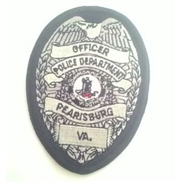 Buy Wholesale Taiwan Embroidered Police Patch, Embroidered Emblem, Iron ...