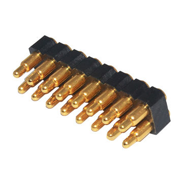 China Double row 20pin through-hole high-temperature plastic pogo pin ...