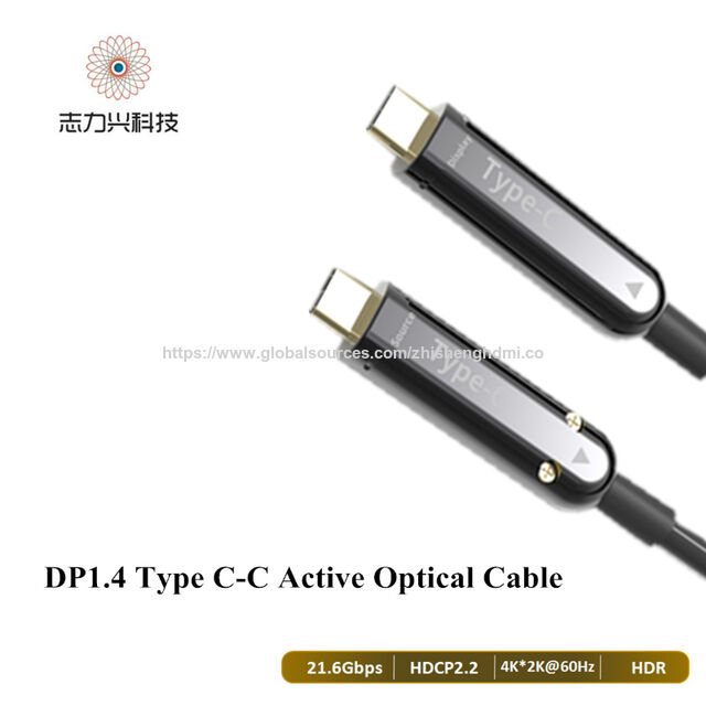 Buy Wholesale China Dp1.4 Usb Type C To C Male To Male Active Optical ...