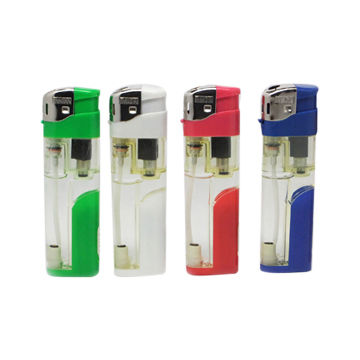 Buy Wholesale China Refillable Electronic Gas Lighters With Led ...