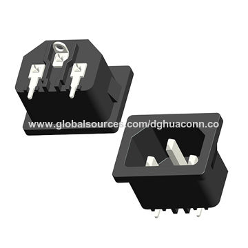 Buy Wholesale China Iec60320 C14 Ac Inlet 3p Socket(power Connector ...