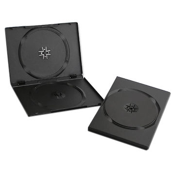 Buy Wholesale China 14mm Double Black Dvd Case With Book Clip, Measures ...