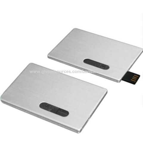 Buy Wholesale China Credit Card-shaped Usb Flash Drive, Pull Push Card ...