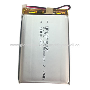 Buy Wholesale China Polymer Lithium Battery Hpl654060-1950mah & Polymer ...