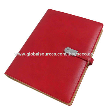 Buy Wholesale China Leather Notebook With Usb Magnet Closure With Pen ...