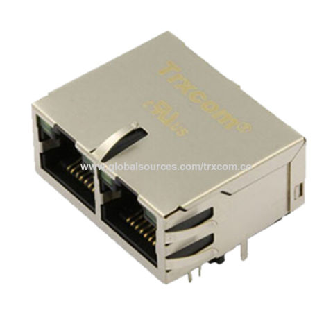 Buy Wholesale China 1x2 Multi-port Rj45 Connector Hfj12-2450er-l15rl ...