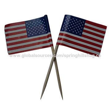 Buy Wholesale China American Toothpick Flag & American Toothpick Flag ...