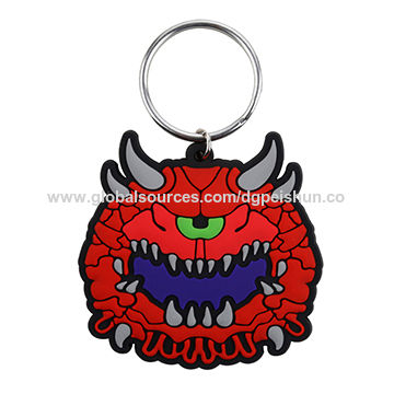 Buy Wholesale China Custom 3d Soft Pvc Keychain, Rubber Pvc Keychain ...