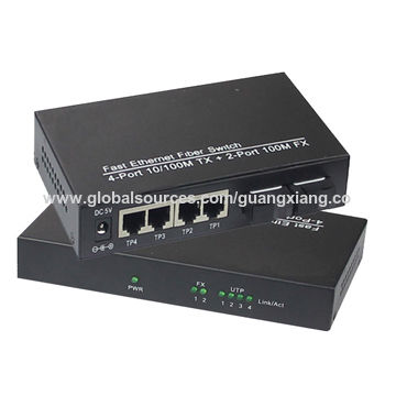 Buy Wholesale China 2fiber Ports 4utp Ports Fiber To Ethernet Media ...