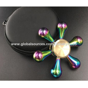 Buy Wholesale China Colorful Combination Metal Six Arms Fidget Hand ...