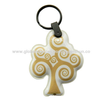 Custom Promotional Gifts LED PVC Keychain, LED Plastic Keychains, PVC ...