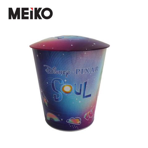 Small Tin Bucket, Shiny Silver Tin Bucket With Easy Lifting Handle ...