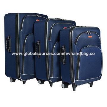 Buy Wholesale China 3pcs Factory Price Polyester Suitcase Luggage ...