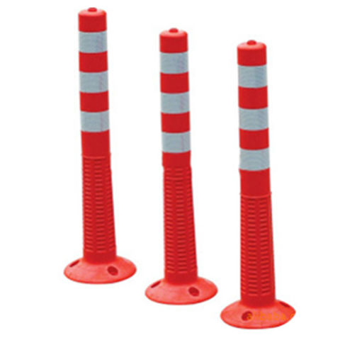 Flexible Post Used to Guide Traffic, Flexible Post Warning Post Roadway ...