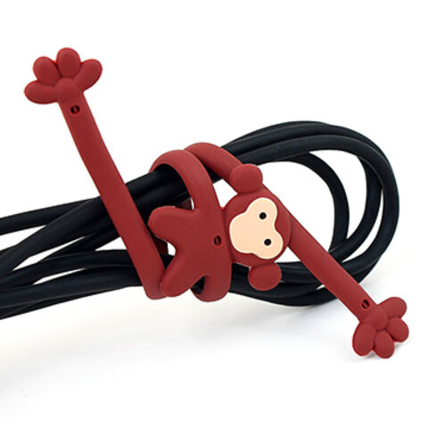 Bulk Buy China Wholesale Promotional Monkey Bendable Cable Organizers ...