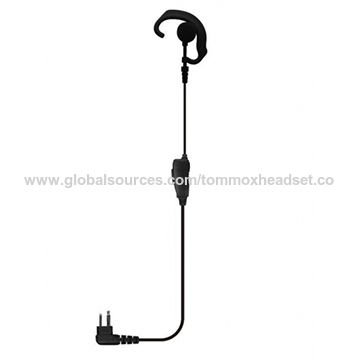 Buy Wholesale China Two-way Radio Headsets, Single-wire Earpiece With ...